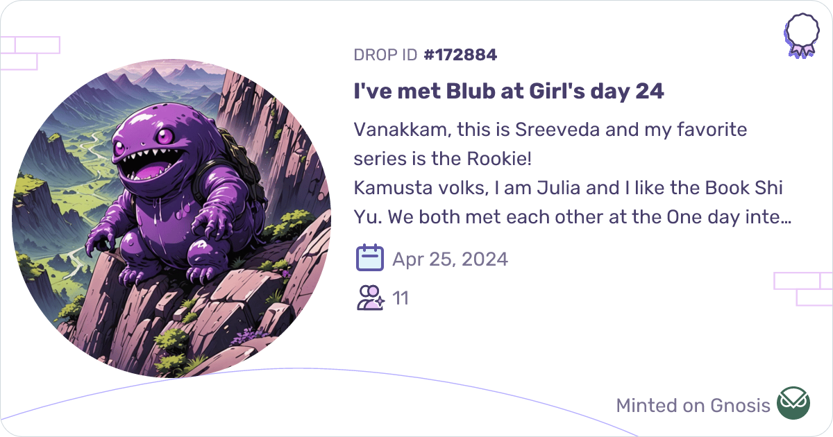 #172884 - I've met Blub at Girl's day 24 | POAP Gallery