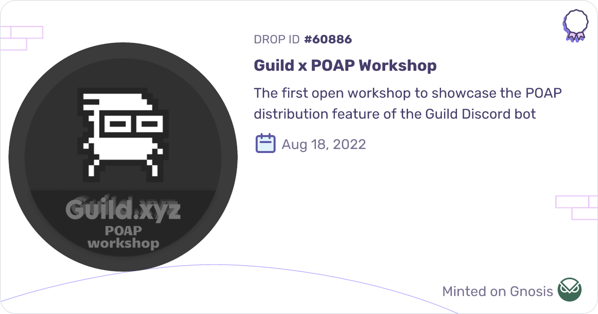 #60886 - Guild x POAP Workshop | POAP Gallery